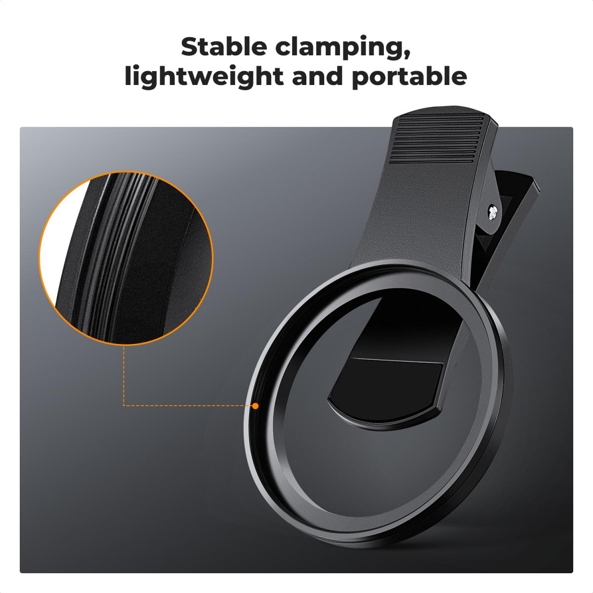 67mm Clip-on Black Mist 1/4 Phone Camera Lens Filter Kit Applicable to ...