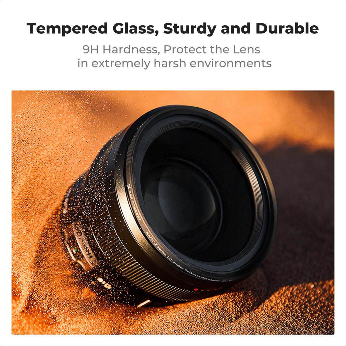 82mm UV Filter Ultra Low Reflection Tempered Glass Protection Lens ...