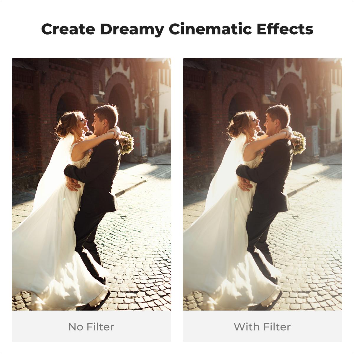 72mm Combination Soft & Mist Lens Filter 28 Multi-Layer Coating ...