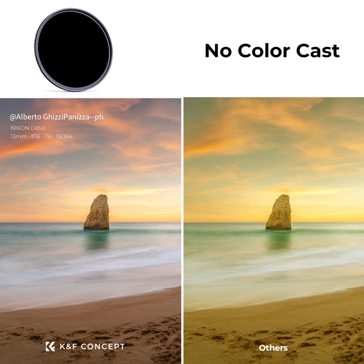 95mm ND1000 (10 Stop) Fixed ND Filter Neutral Density Lens Filter for ...