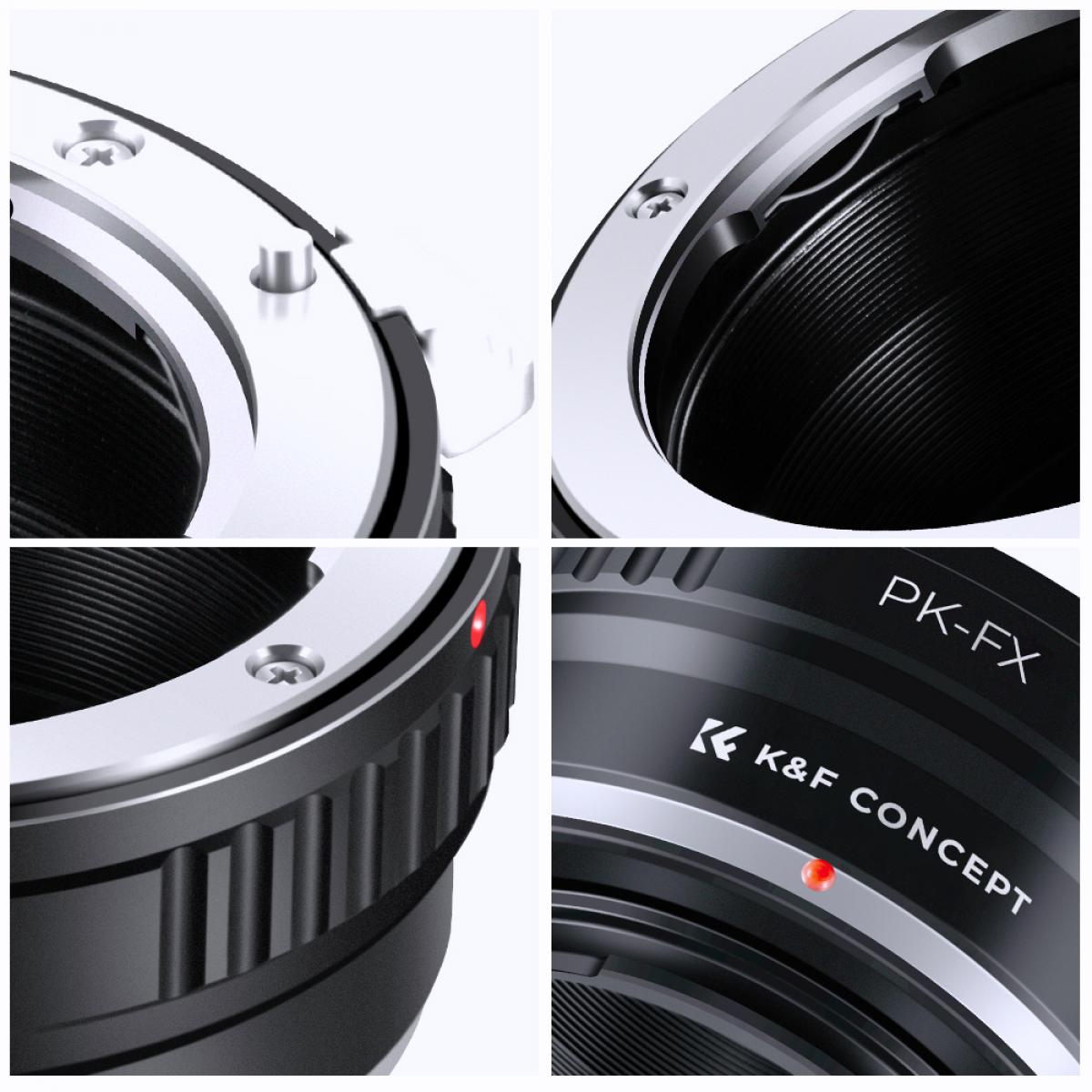 K&F Concept Pentax PK Lens to Fuji FX Camera | Lens Adapter - KENTFAITH