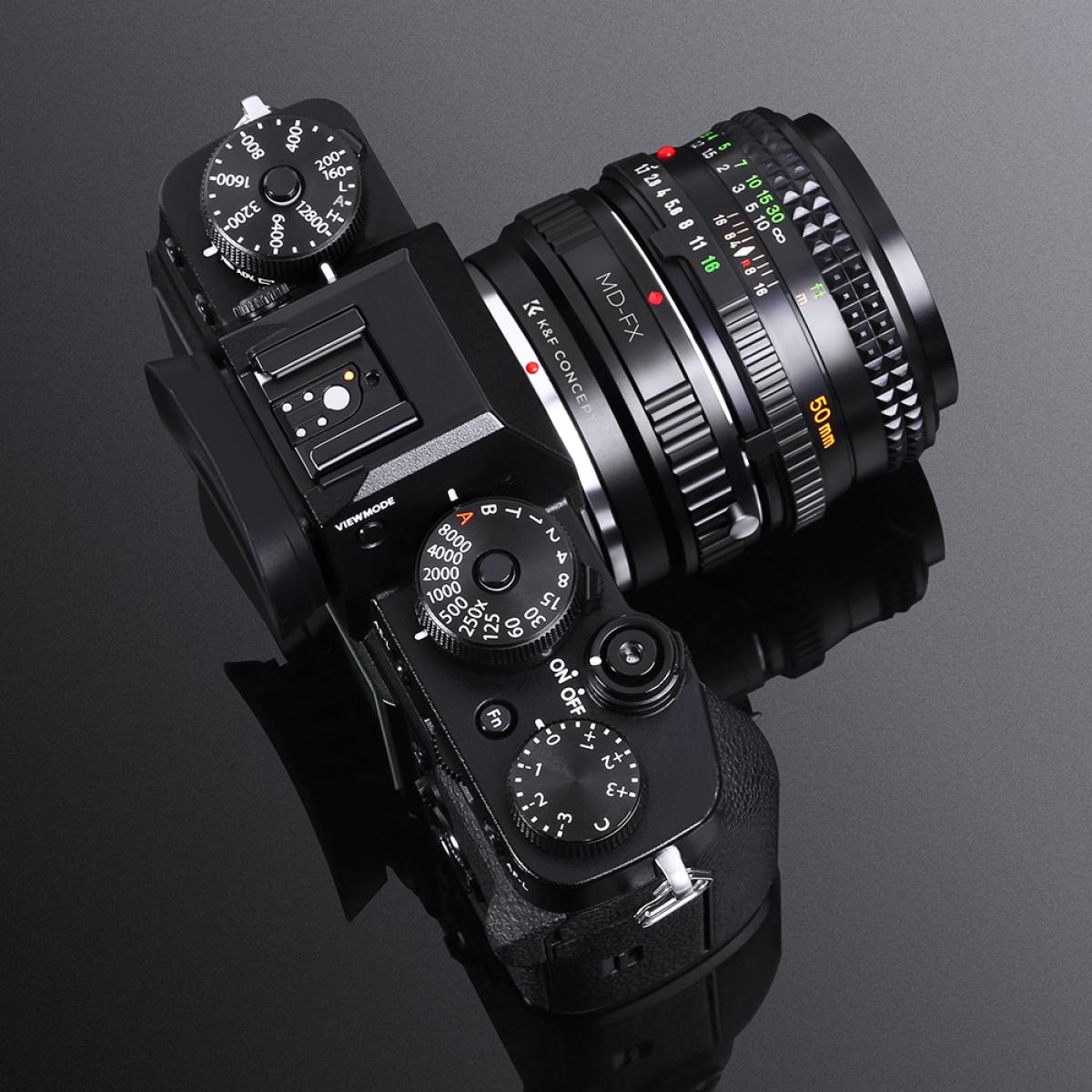 K&F Concept M15111 Minolta MD MC Lenses to Fuji X Lens Mount Adapter ...