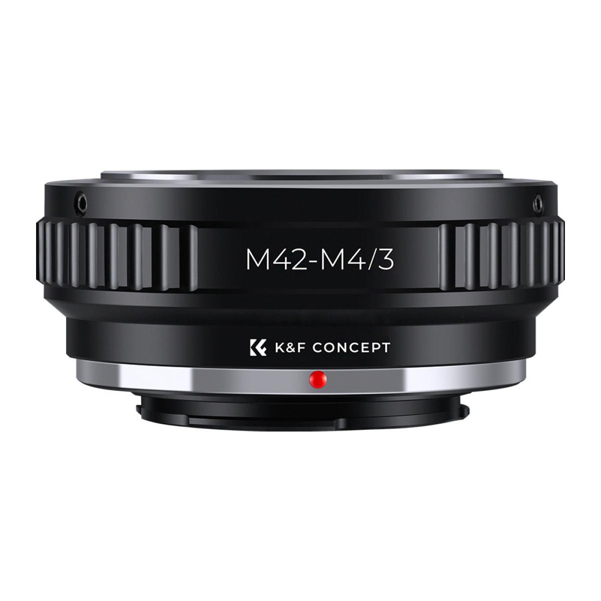 K&F Concept M10121 M42 Lenses to M43 MFT Lens Mount Adapter - K&F Concept