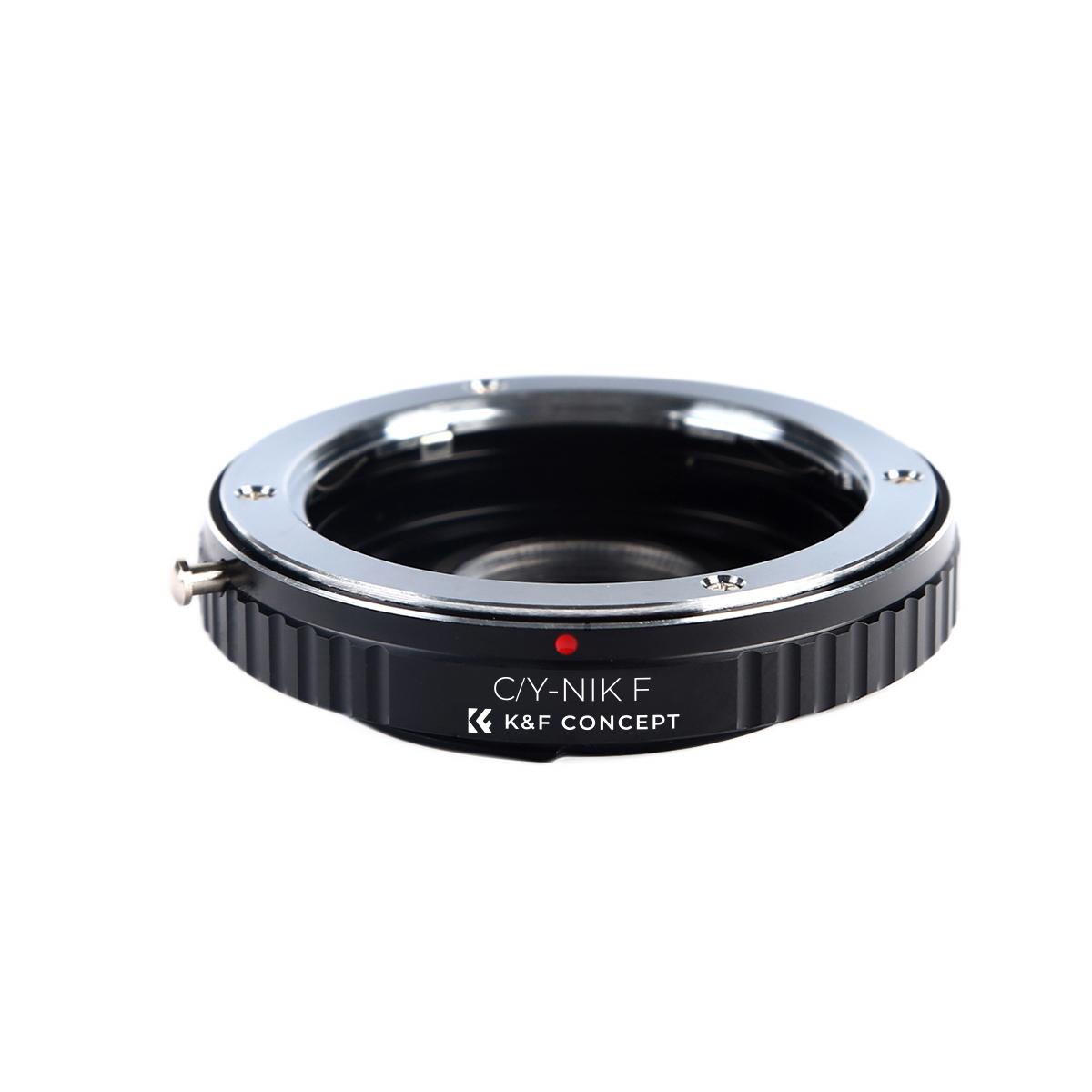 K&F Concept M14171 Contax Yashica Lenses to Nikon F Lens Mount Adapter ...