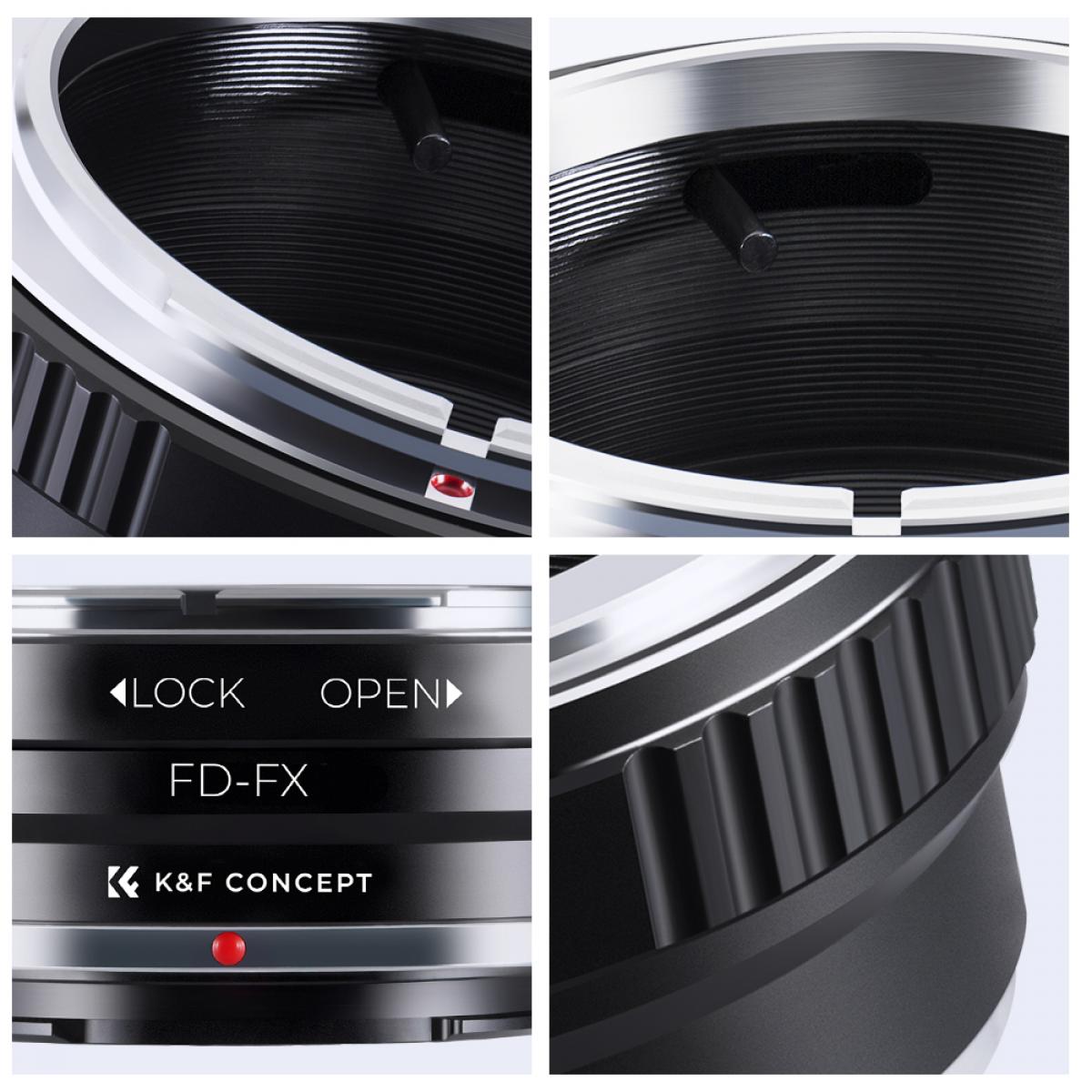 Fujifilm X Mount Adapter Canon K&F Concept - KENTFAITH