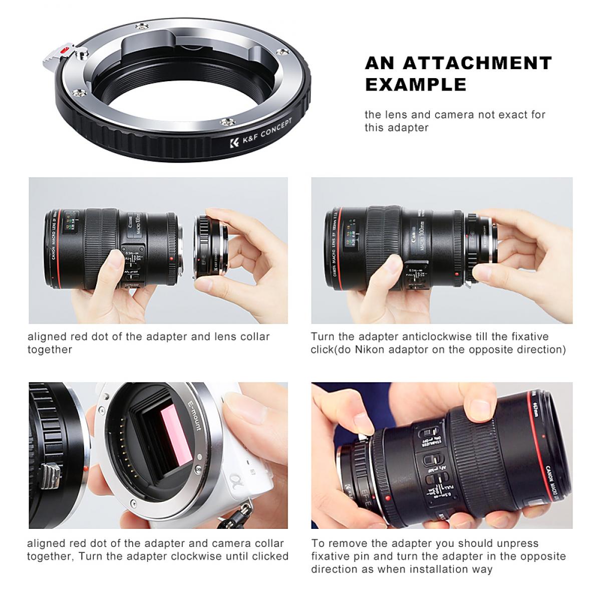 MFT Lens Mount Adapter K&F Concept - KENTFAITH