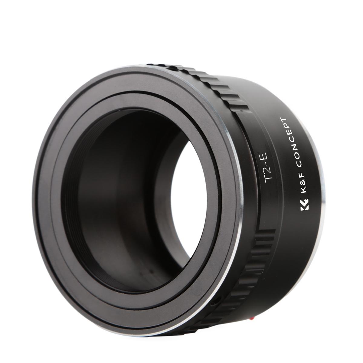 T2 Lenses to Sony E Lens Mount Adapter K&F Concept M28101 Lens Adapter ...