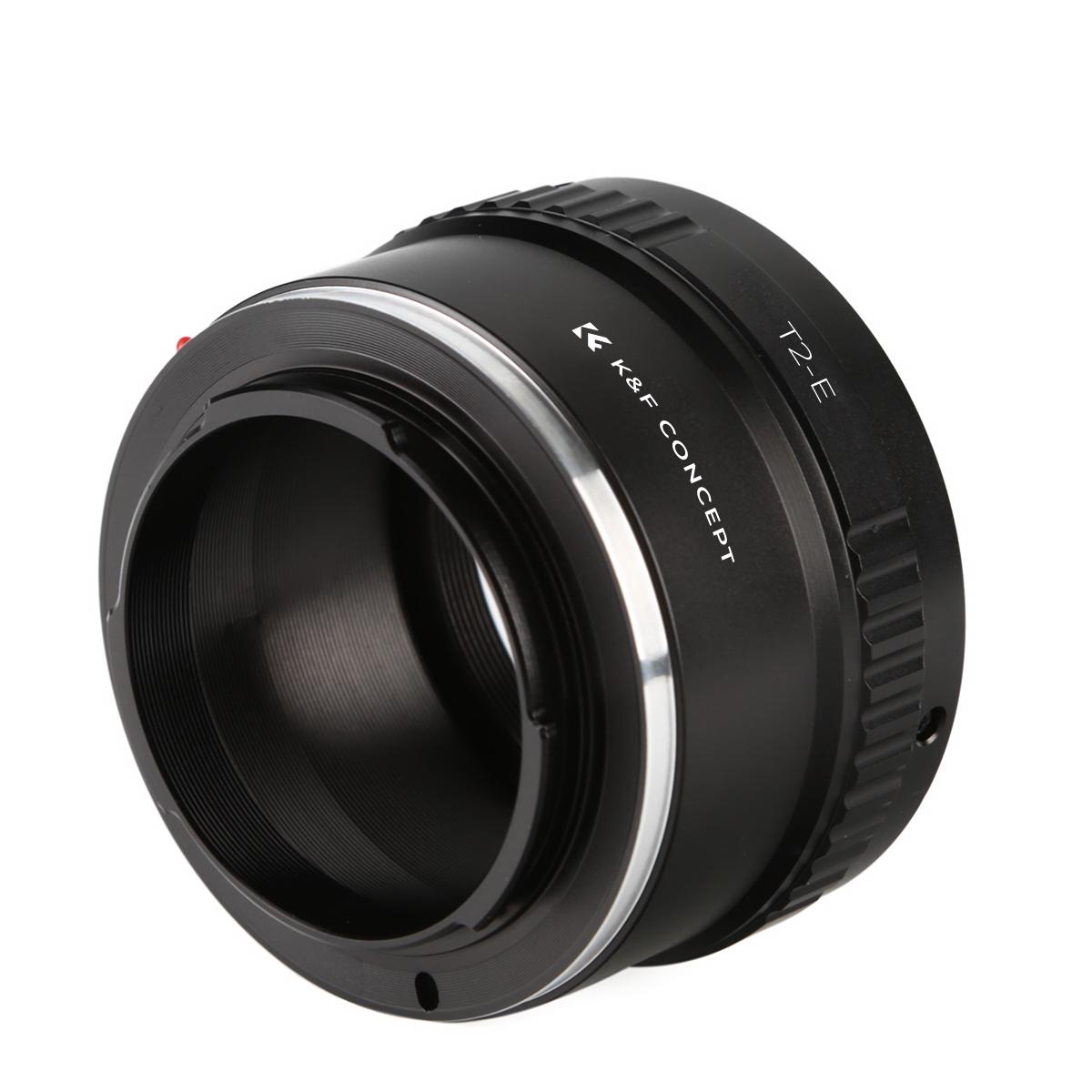 T2 Lenses to Sony E Lens Mount Adapter K&F Concept M28101 Lens Adapter ...