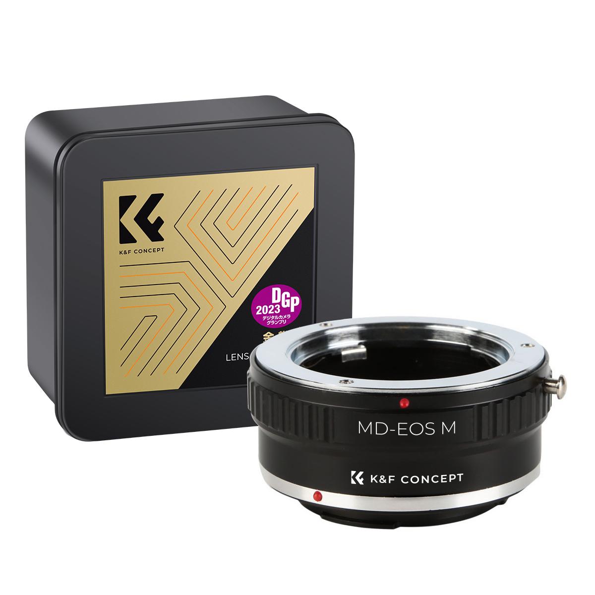 Minolta MD MC Lenses to Canon EOS M Camera Mount Adapter - K&F Concept