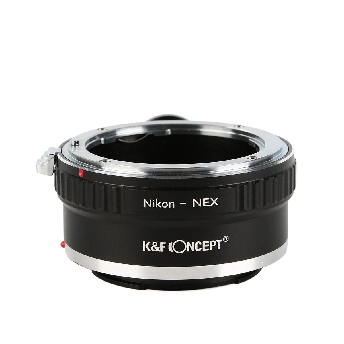 M11102 Nikon F Lenses to Sony E Lens Mount Adapter with Tripod Mount ...