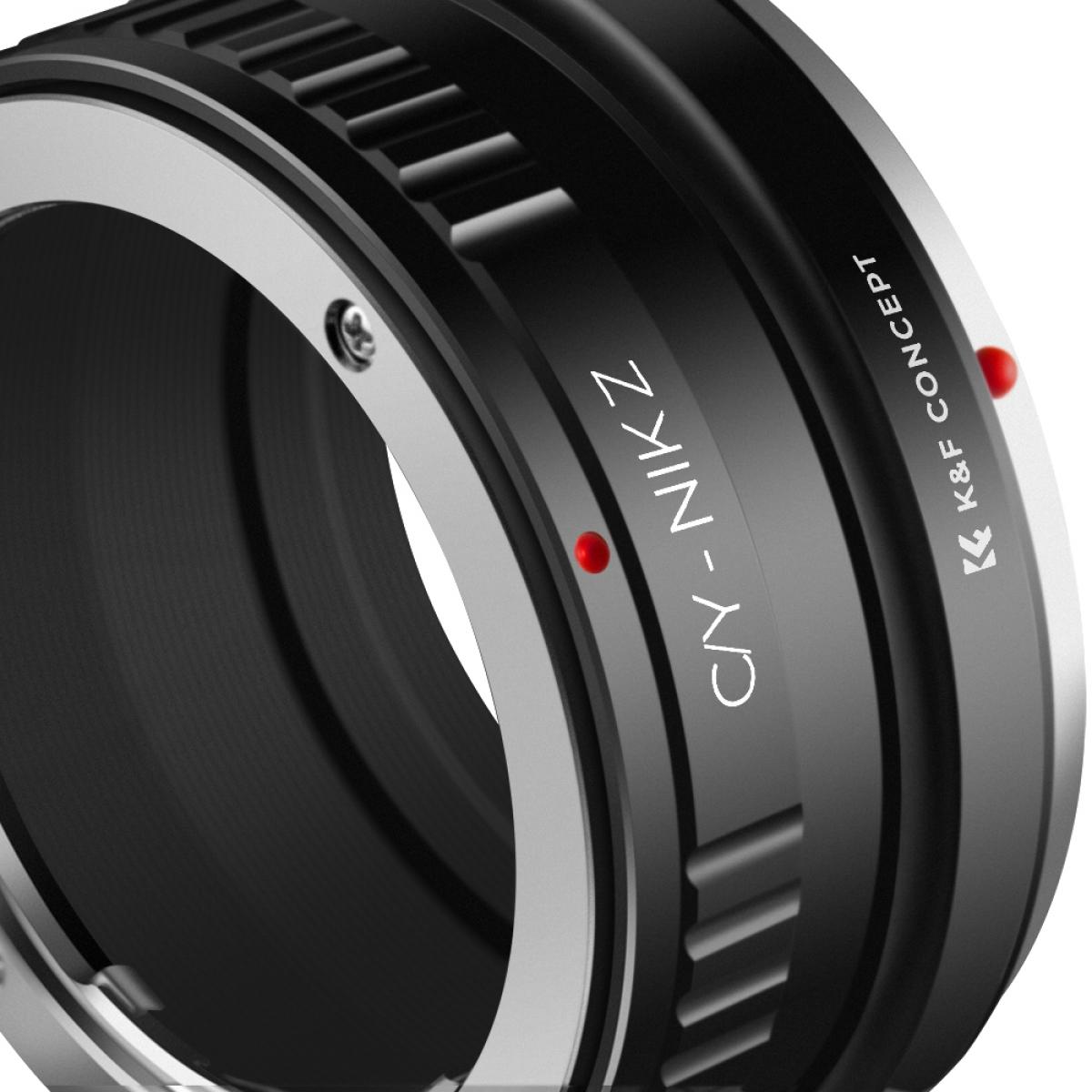 Contax Yashica CY Mount Lens to Nikon Z6 Z7 Camera K&F Concept Lens ...