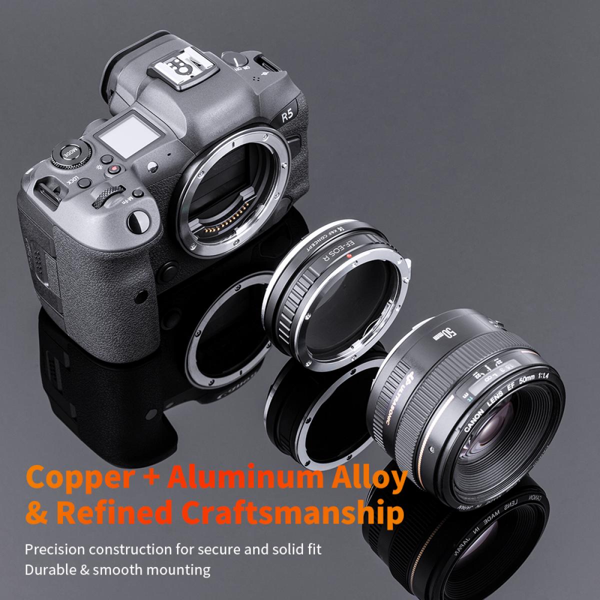 M12194 Canon EF Lenses to Canon EOS R Lens Mount Adapter - K&F Concept