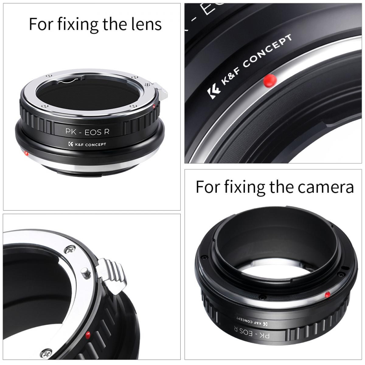 Pentax PK Lens to Canon EOS R Camera Body Lens Mount Adapter - KENTFAITH