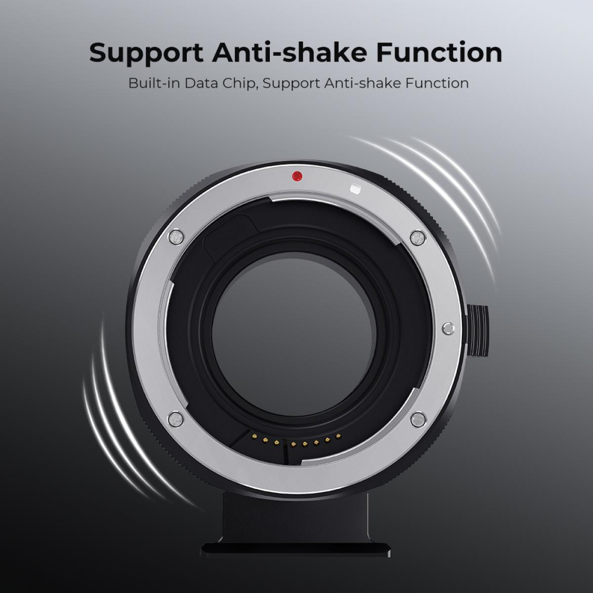 EF/EF-S to EOS M Electronic Lens Adapter Canon EF EF-S Mount Lens to ...