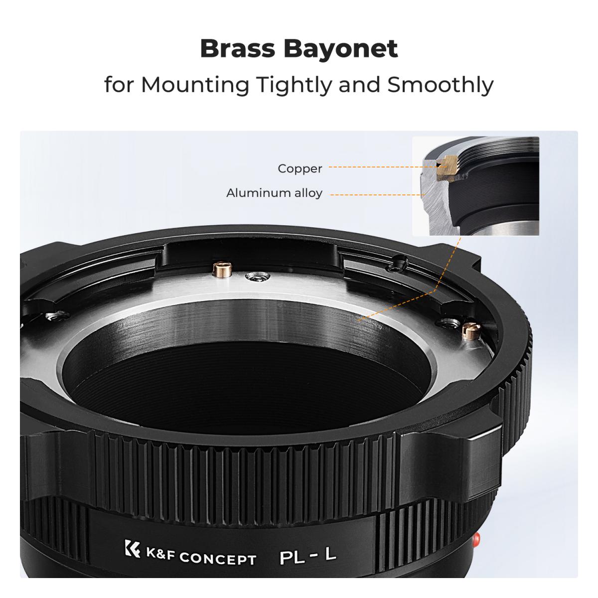 PL-L Mount Lens Adapter, Compatible with PL Lens Converter to L Mount ...