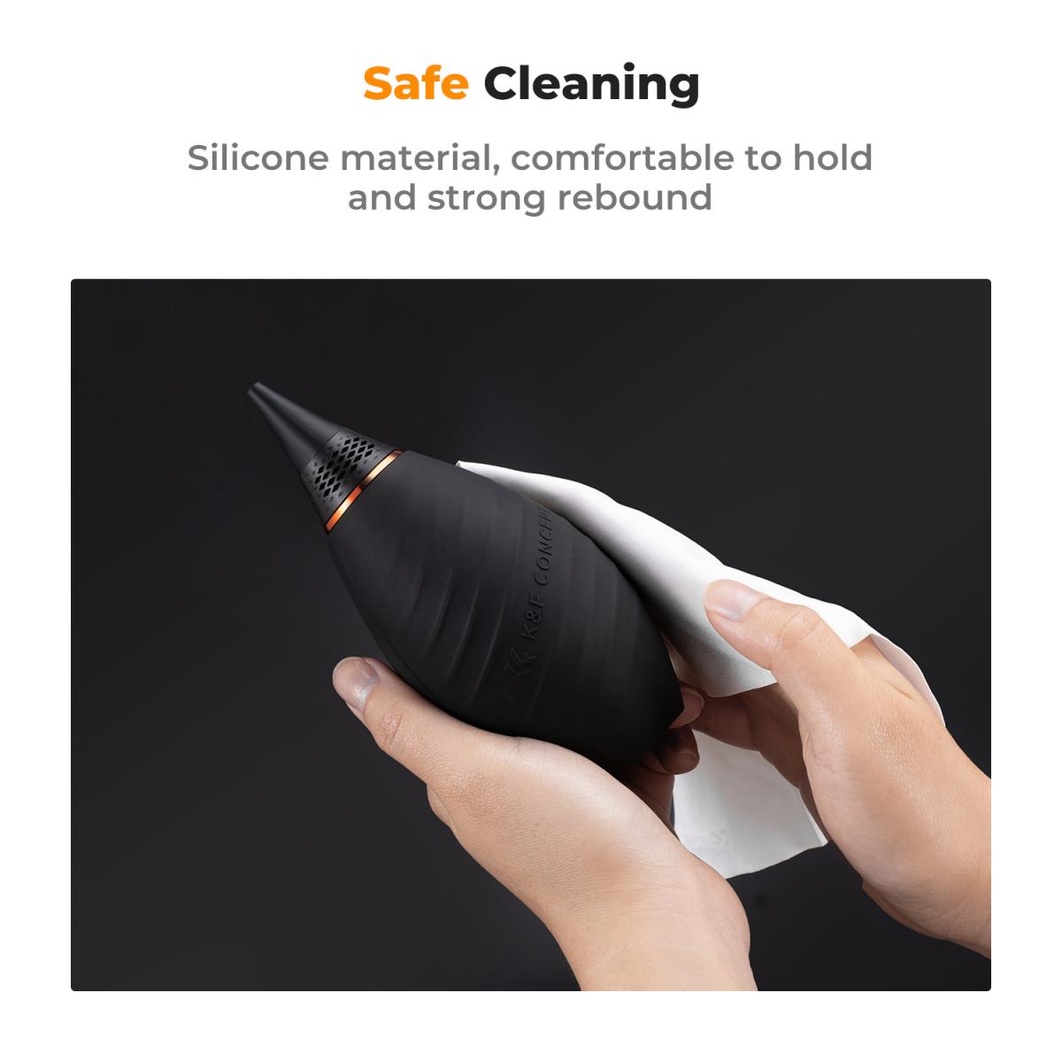 K&F Concept Soft Tip Strong Air Blower with Short Nozzle - KENTFAITH
