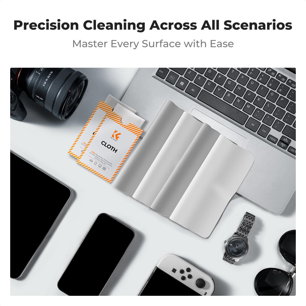 K&F Concept Cleaning Cloths Lens Cleaning Cloth for Camera Lenses ...