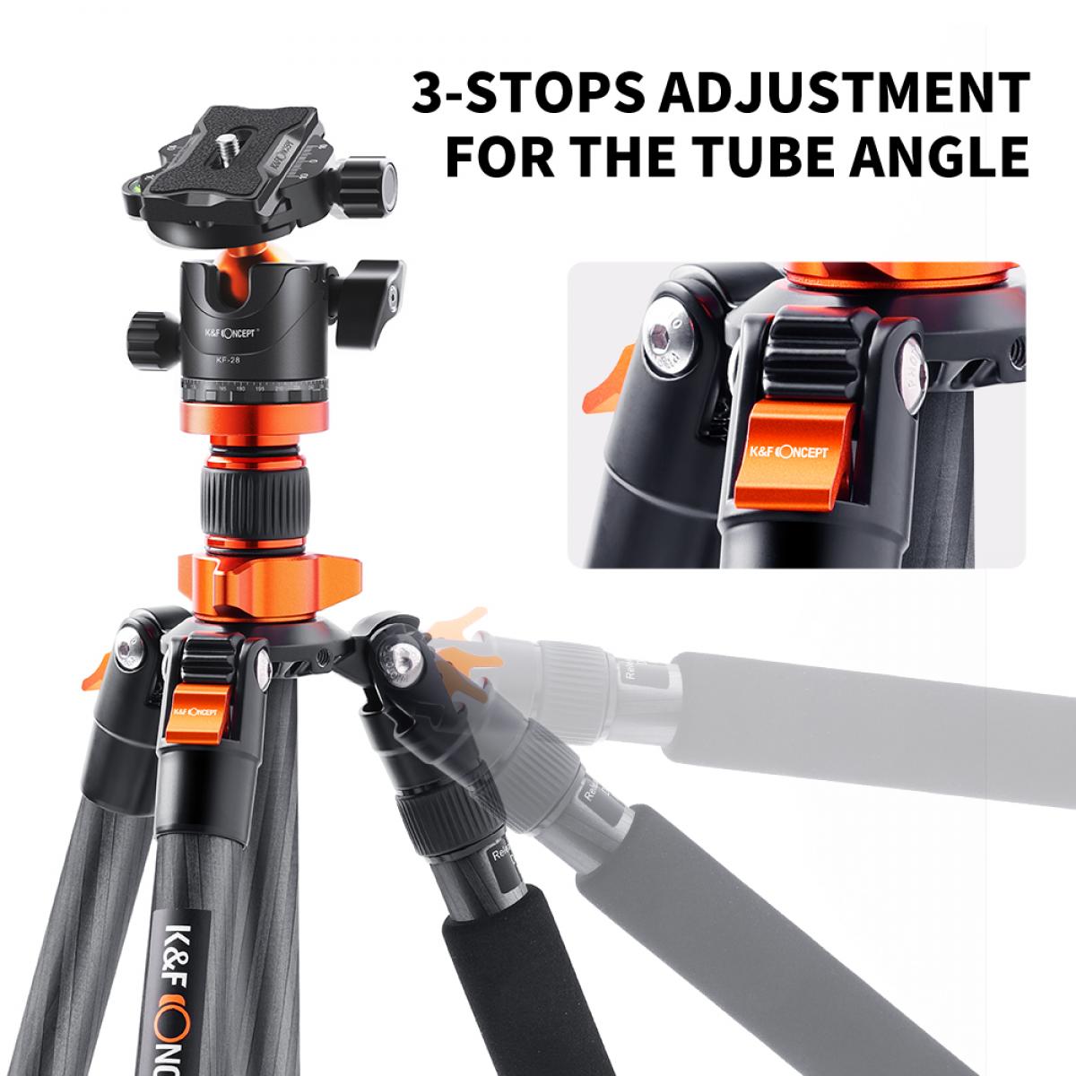Best Carbon Fiber Camera Tripod 67”/172cm - K&F Concept