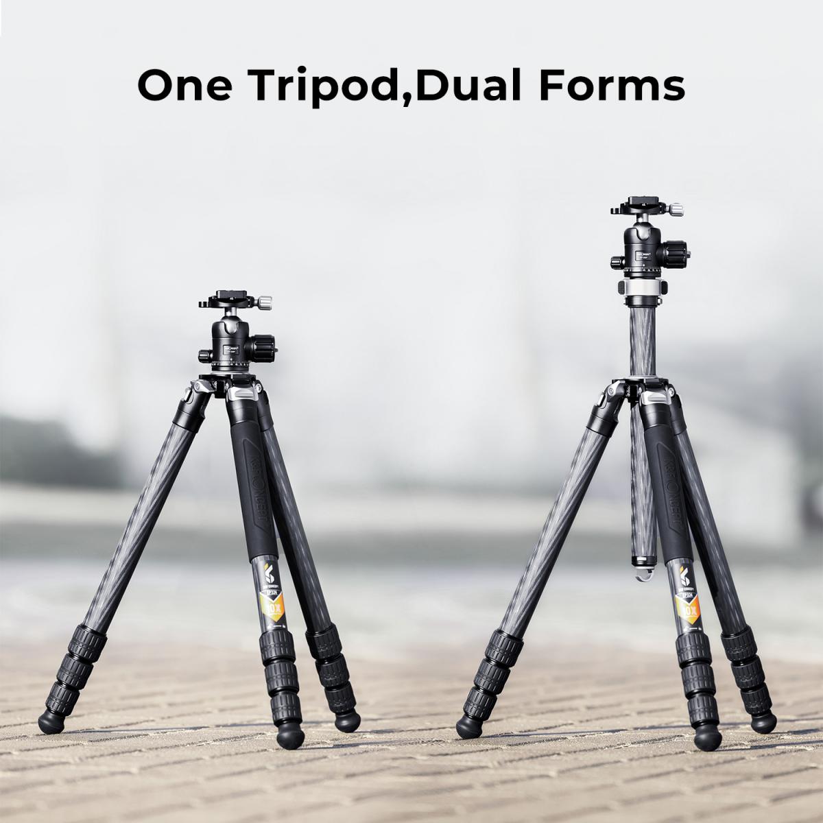 Heavy Duty Tripod 67"/170Cm 35Mm X324C4 Bh-35 - K&F Concept