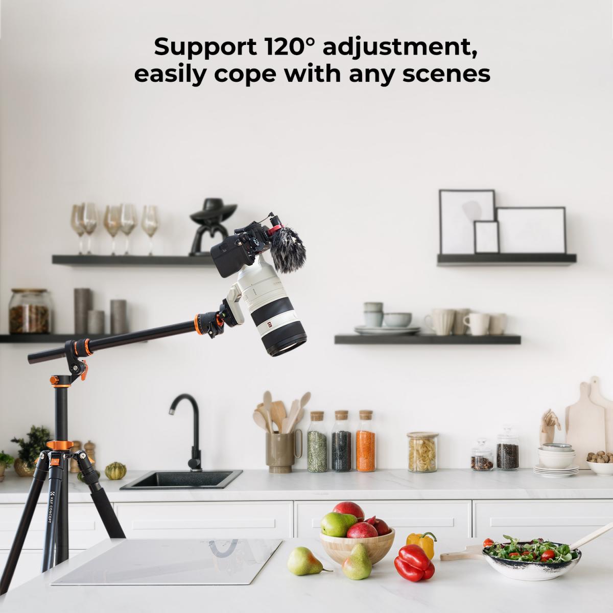 Aluminum Alloy Tripod-360 ° Panoramic Head-K&F Concept - KENTFAITH