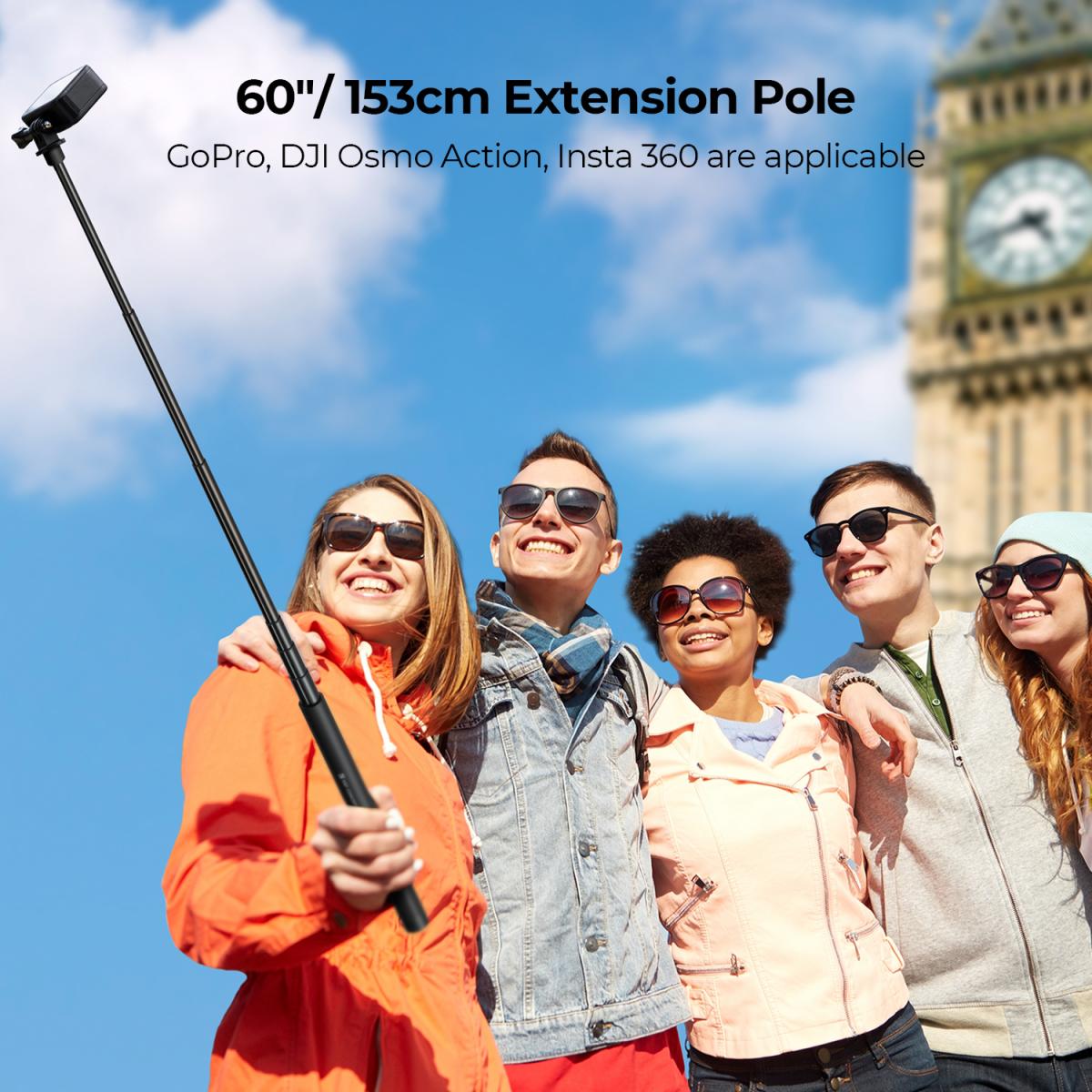 60 inch Invisible Selfie Stick - KENTFAITH