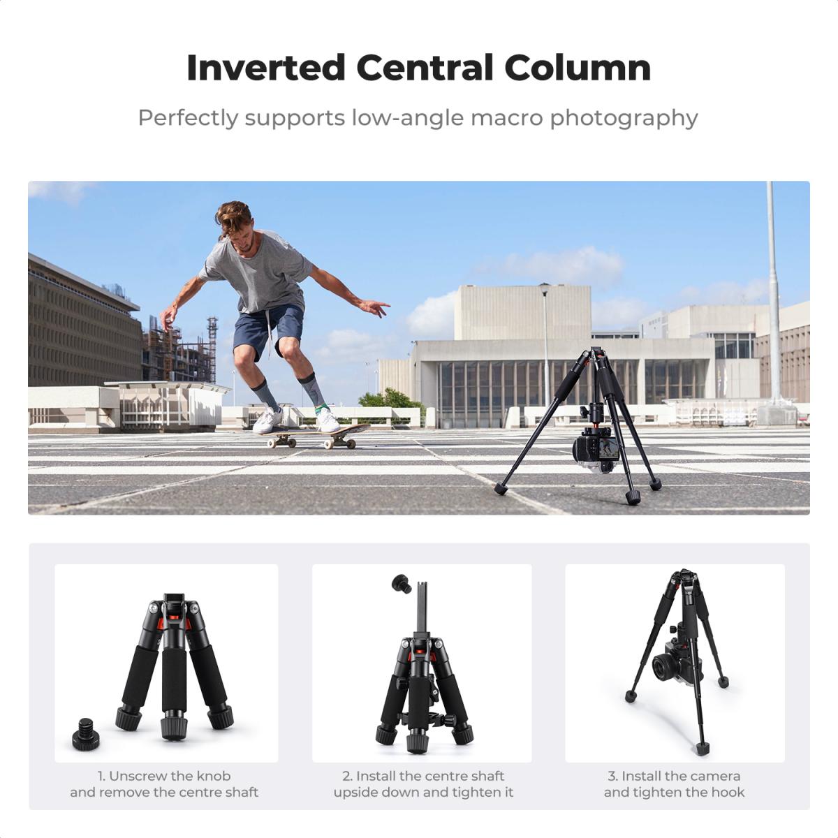 55cm Folding Tabletop Mini Tripod with Ball Head - KENTFAITH