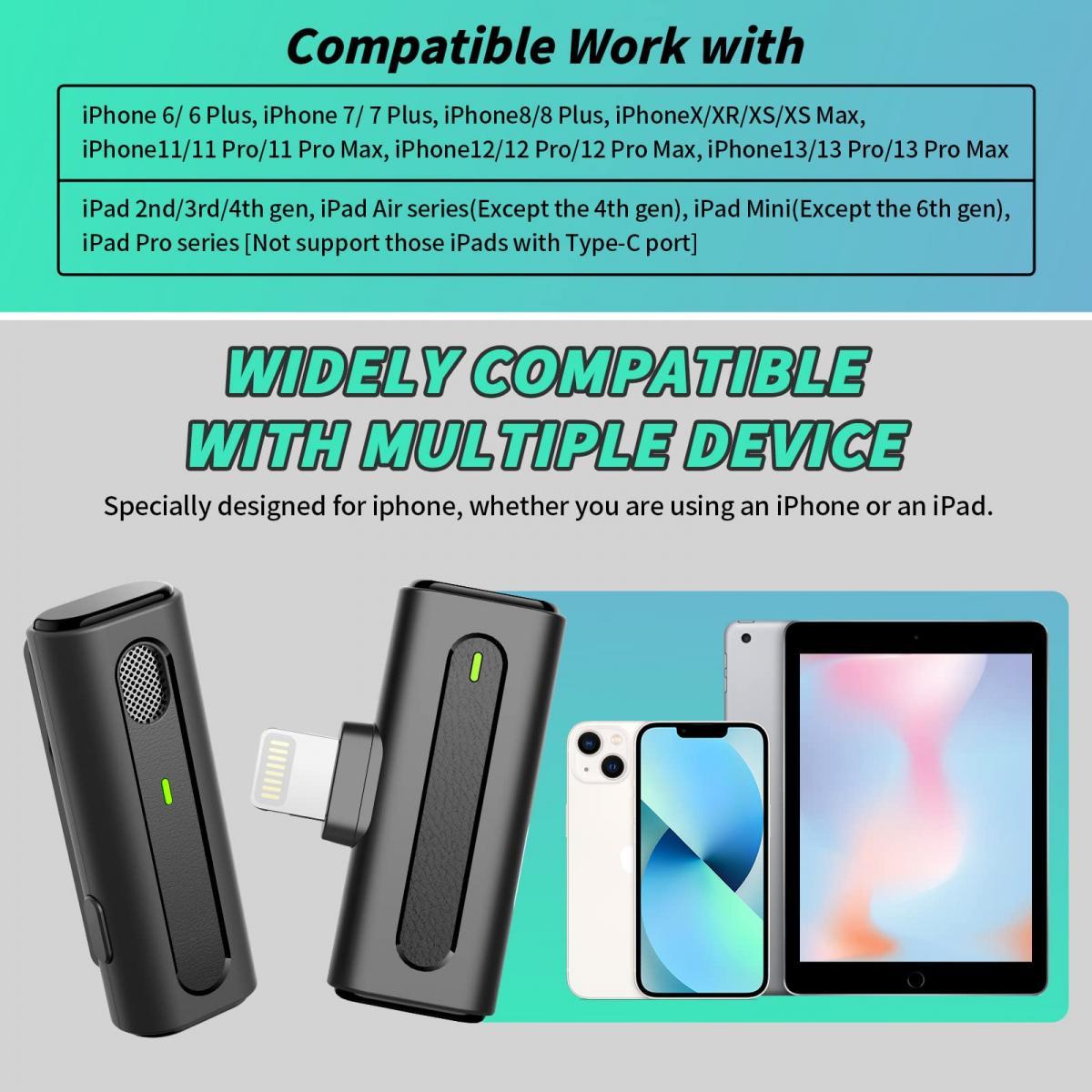 M9 Pro 무선 라발리에 마이크 플러그 설명 설명 - K&F Concept