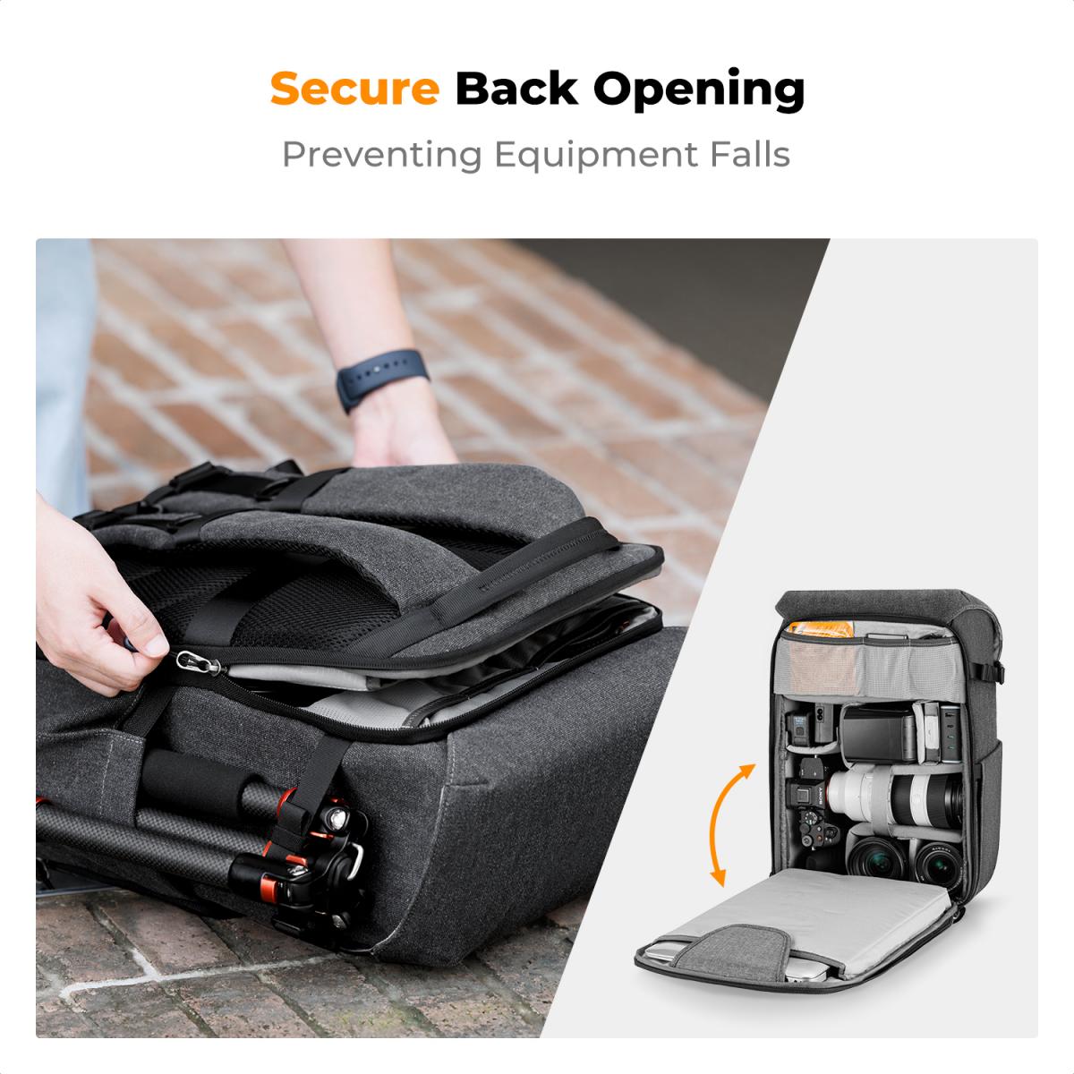 Professional Photography Camera Bags 20L 02 (Smoke Grey) K&F Concept ...