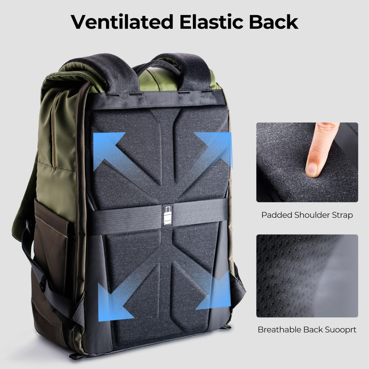 Cool Camera Bags 20L 01 (Green) | K&F Concept - K&F Concept