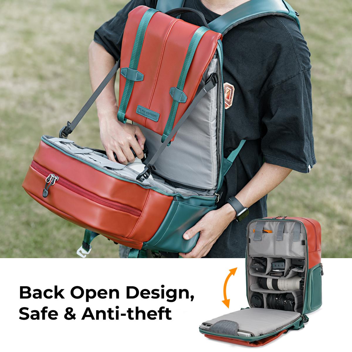 Buy K&F Concept 20L Photography Backpack | KentFaith - KENTFAITH
