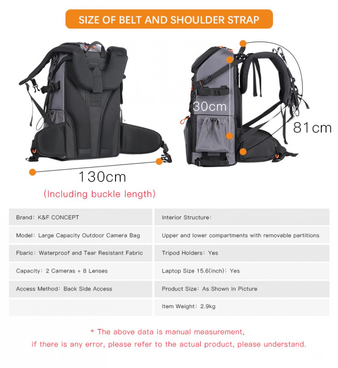 Extra Large Camera Backpack | Camera And 17 Inch Laptop Backpack ...