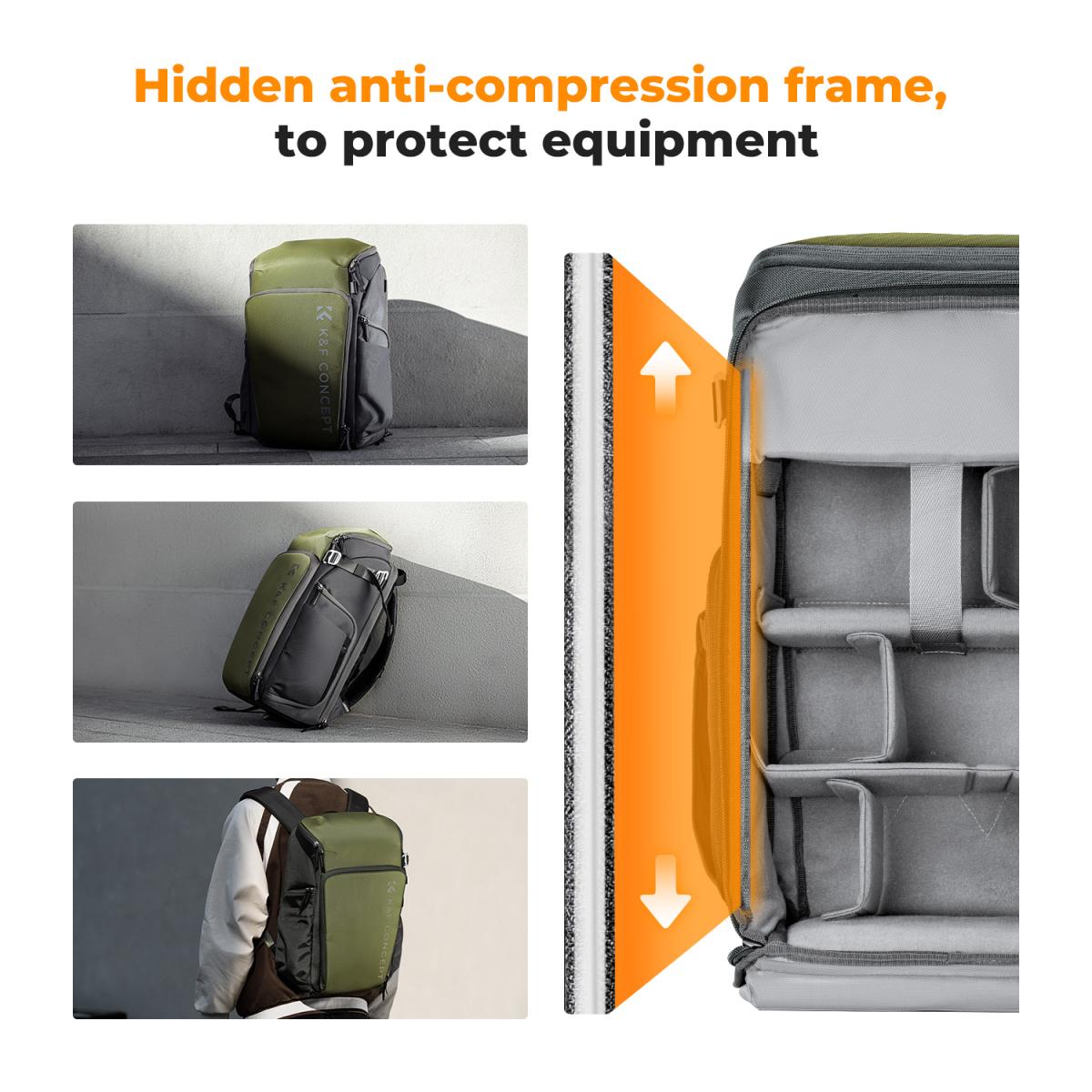 K&F Concept Camera Alpha Backpack Air 25L, Camera Bags for ...