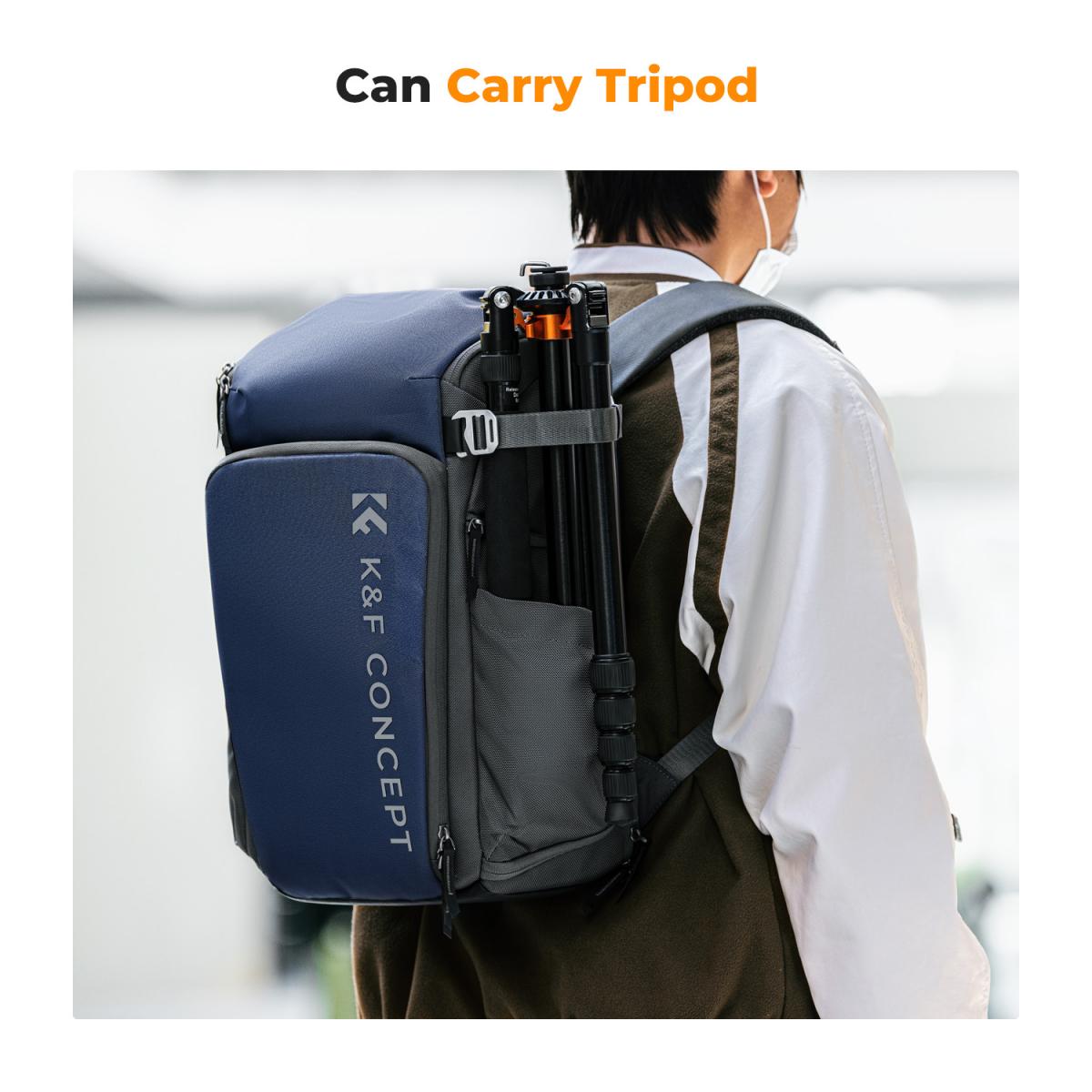 Side Access Camera Backpack 25L, 25L 01 (Blue) | K&F Concept - K&F Concept