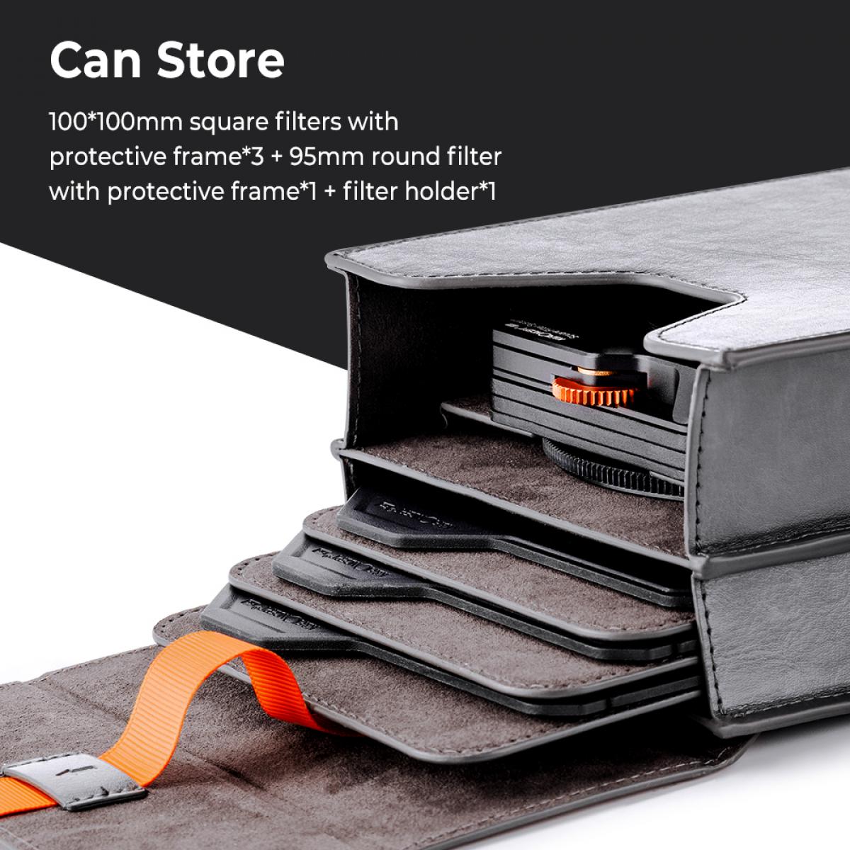 100X100mm Square Filter Pouch for 3 Lens Filters + 1 Filter Holder ...