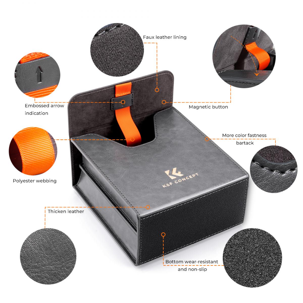 100*100mm Square Filter Pouch | K&F Concept Lens Filters - KENTFAITH