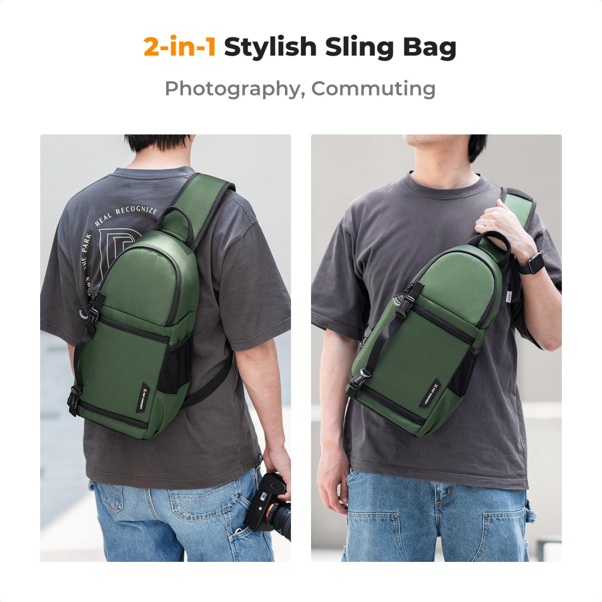 Camera Bag Green Bag10L 02 (Green ) | K&F Concept - K&F Concept