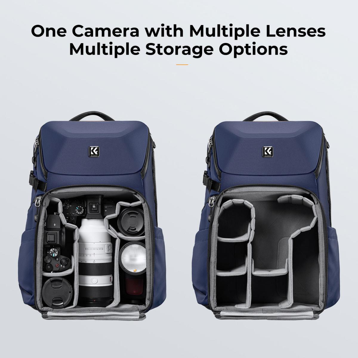 Blue Camera Bag 20L 15.6" 25L 02 (Blue) | K&F Concept - K&F Concept