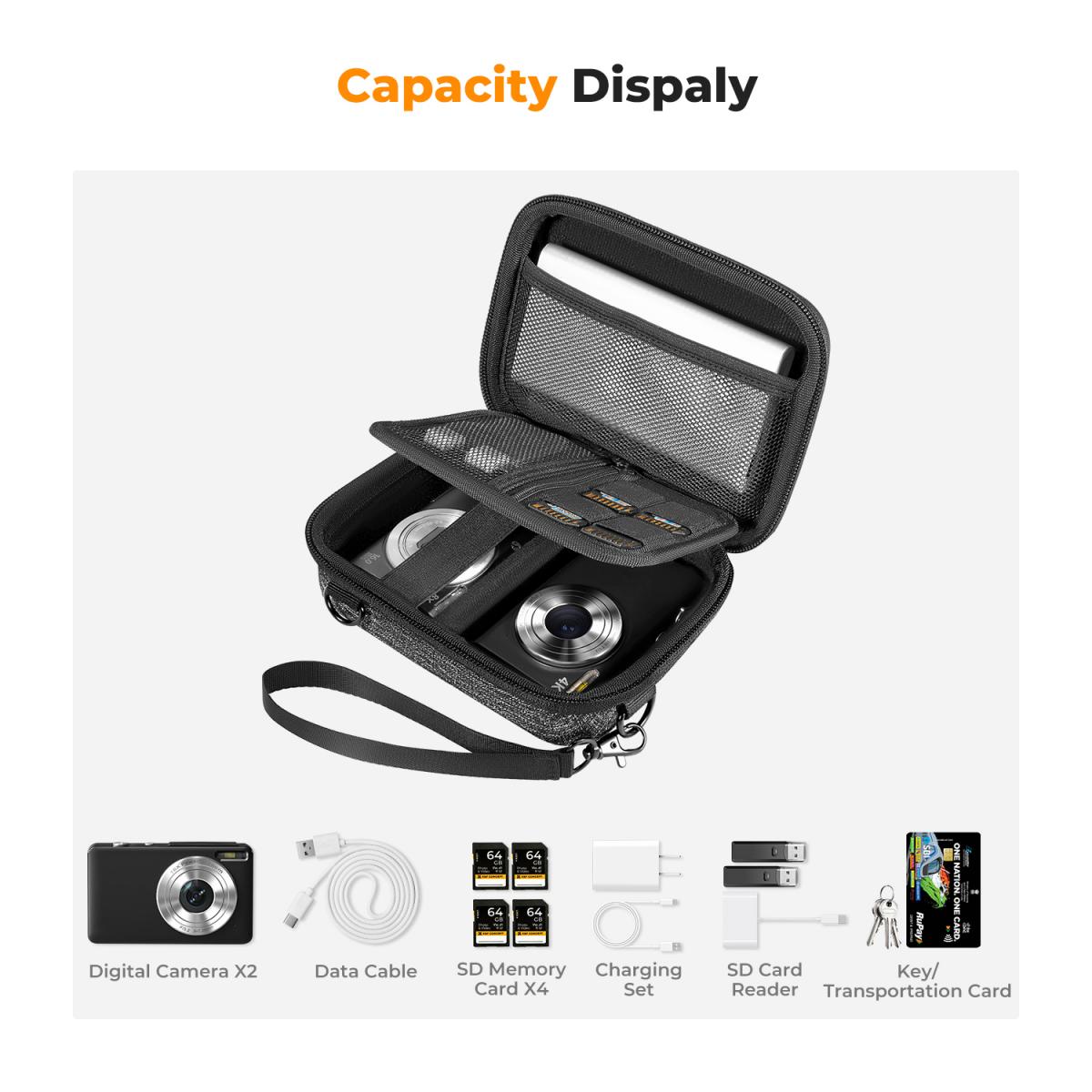 K&F Concept Digital Camera Case Waterproof & Protective Small Camera ...