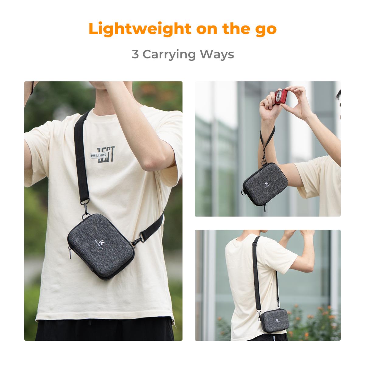 Sling Bag Camera Case 1L 07 (Grey) K&F Concept - KENTFAITH