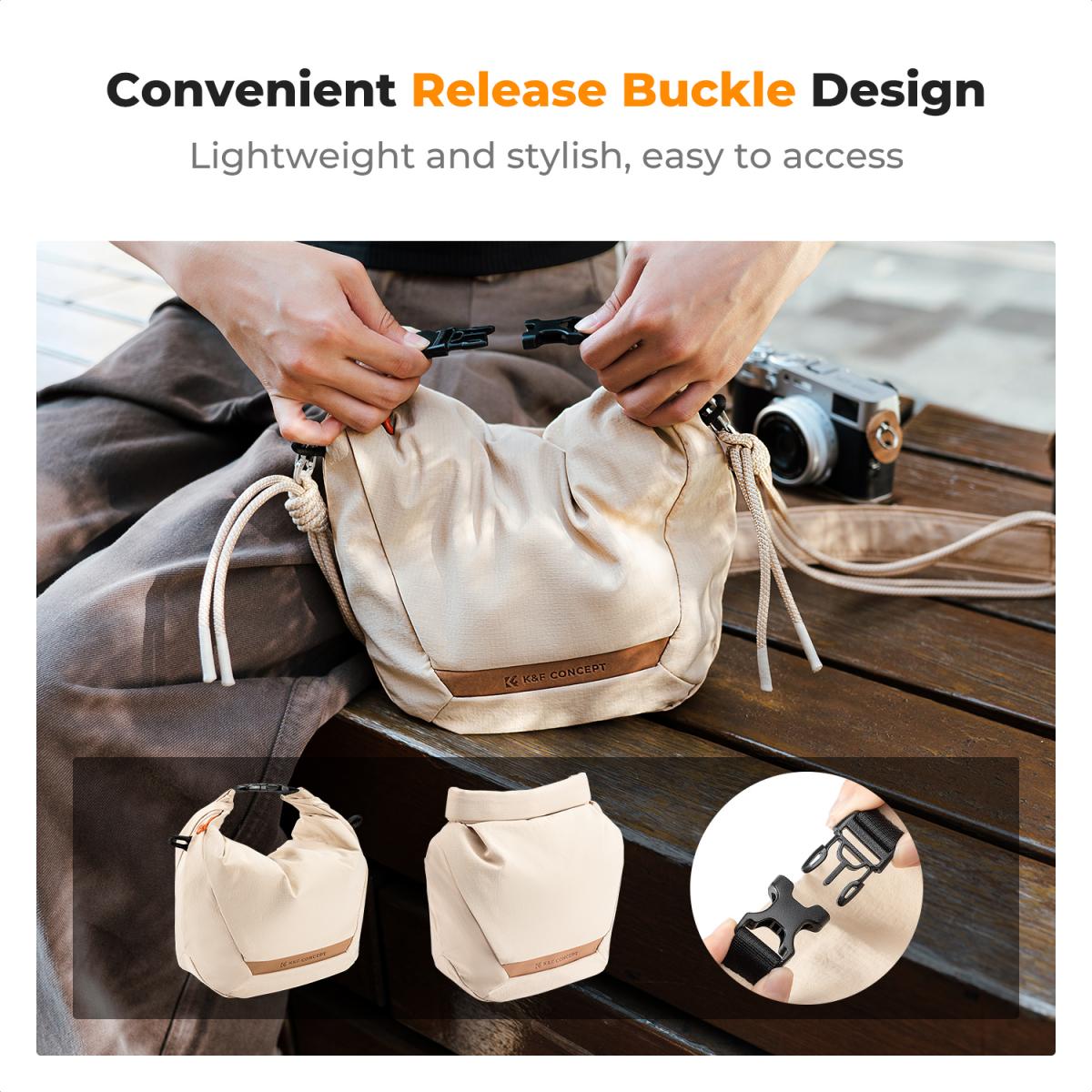 K&F Concept Camera Sling Bag Small Camera bag Lightweight Crossbody and ...
