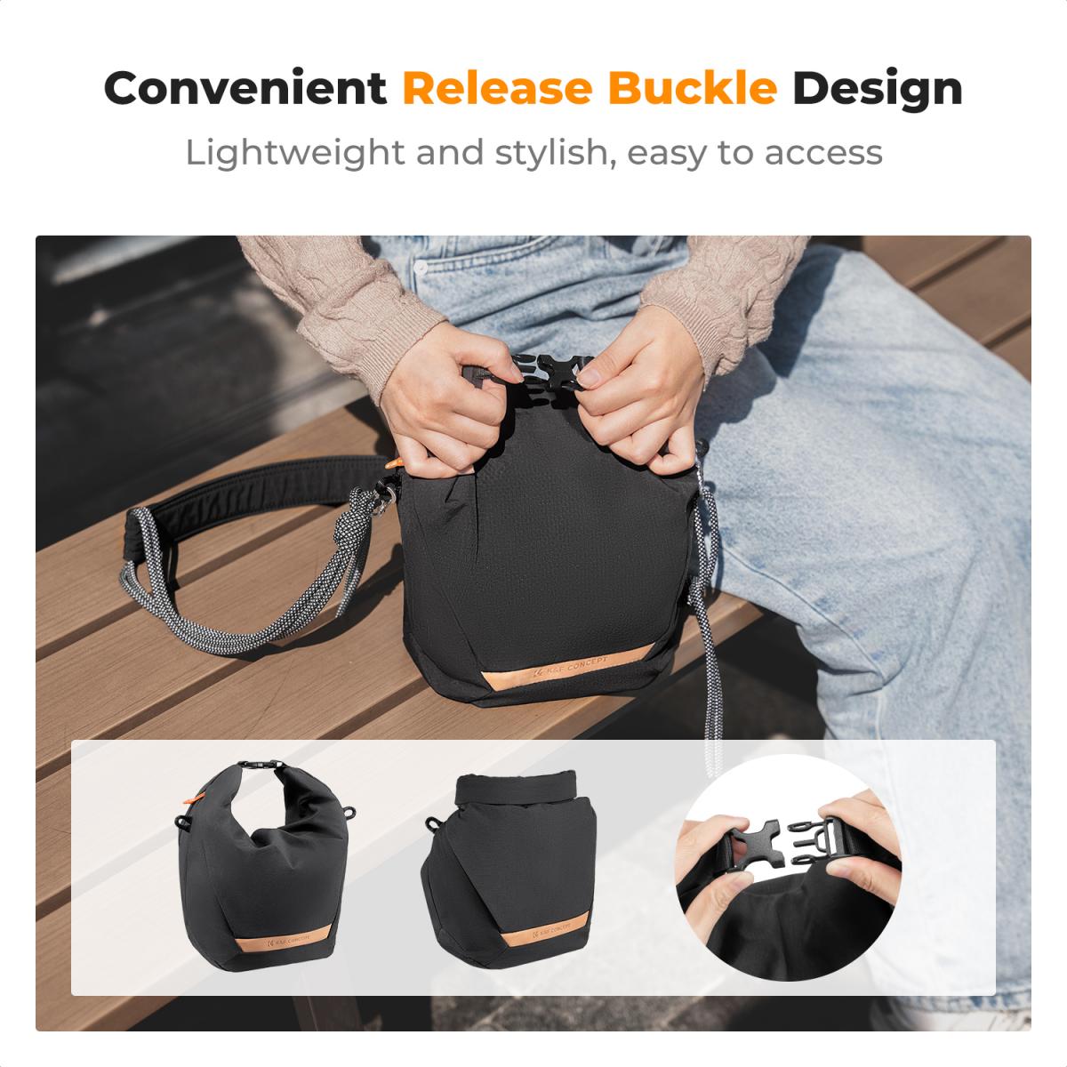K&F Concept Camera Sling Bag Small Camera bag Lightweight Crossbody and ...