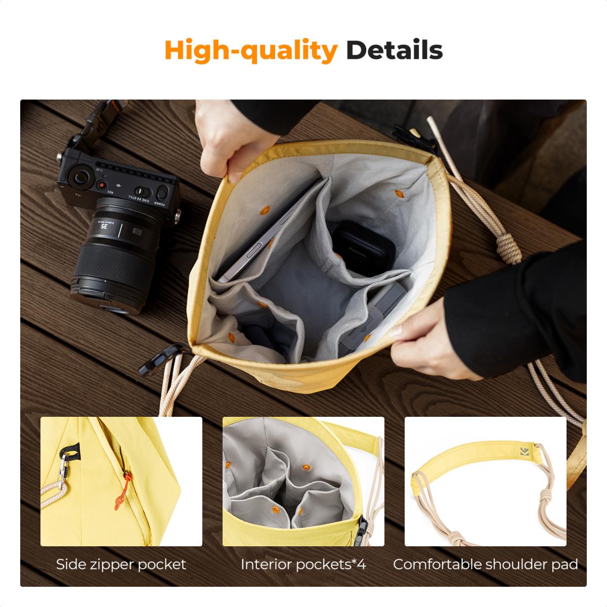 K&F Concept Camera Sling Bag Small Camera bag Lightweight Crossbody and ...