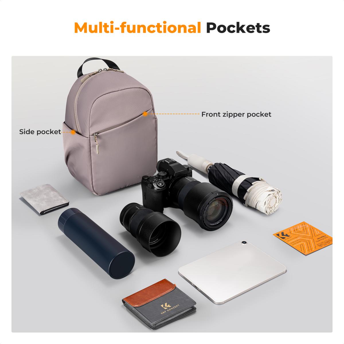 Small Compact Camera Bag 5L 05 (Deep Pink) | K&F Concept - K&F Concept