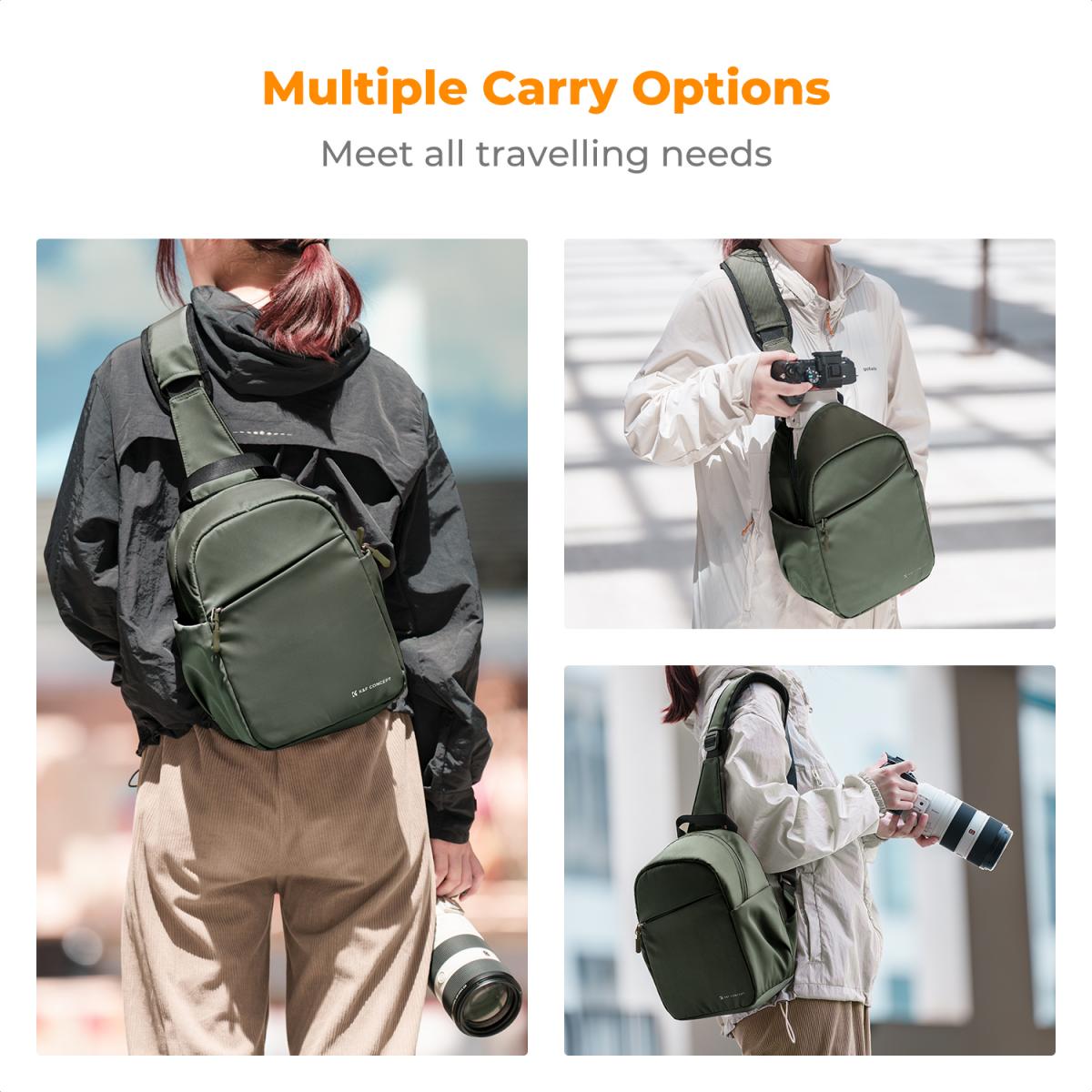 Camera Carry Bags 5L 08 (Green) K&F Concept - KENTFAITH