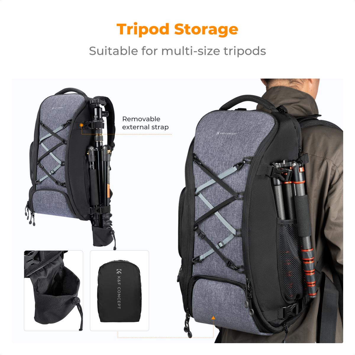 K&F Concept Camera Backpack,Camera Bags for Photographers 30L Large ...
