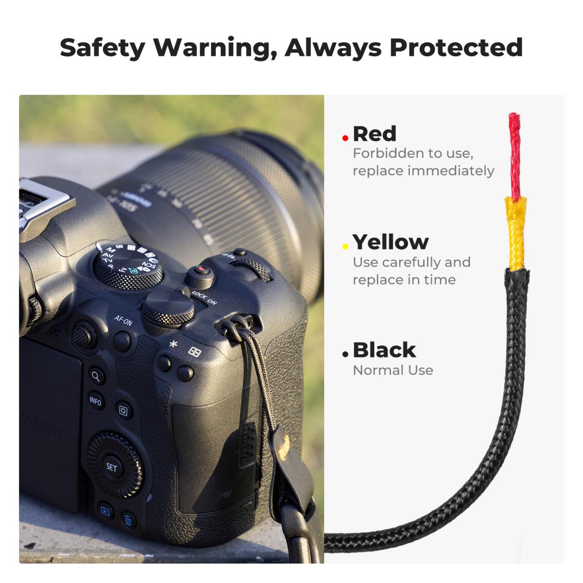 K&F Concept Camera Neck Strap for Photographers, Adjustable Nylon ...