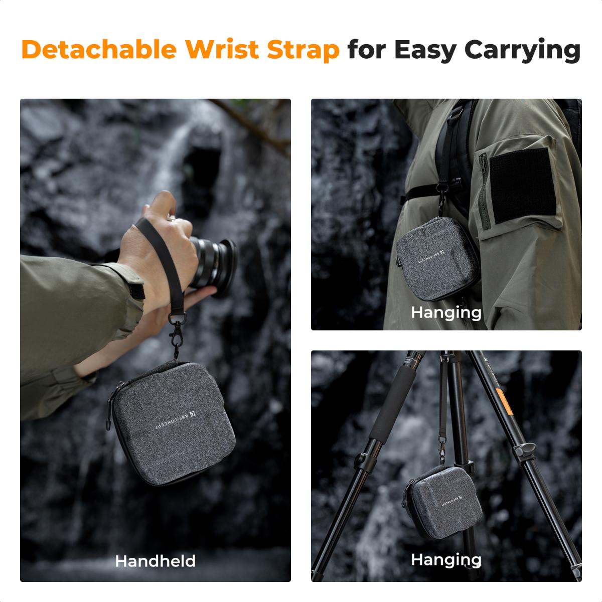 10 Pockets Hard Shell Lens Filter Bag Up to 82mm - KENTFAITH