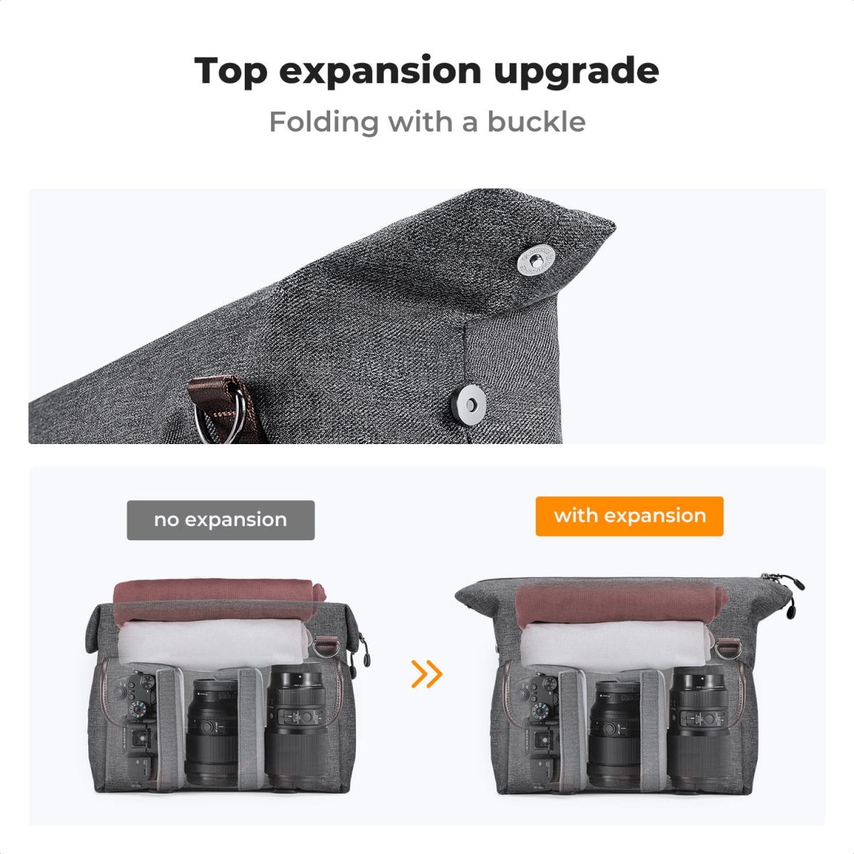 Camera Sling Bag Crossbody DSLR / SLR / Mirrorless Camera Bag Camera ...