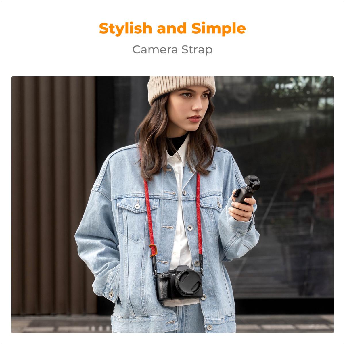 Camera Neck Strap Camera Shoulder Strap Urban Wander 05 Red - K&F Concept