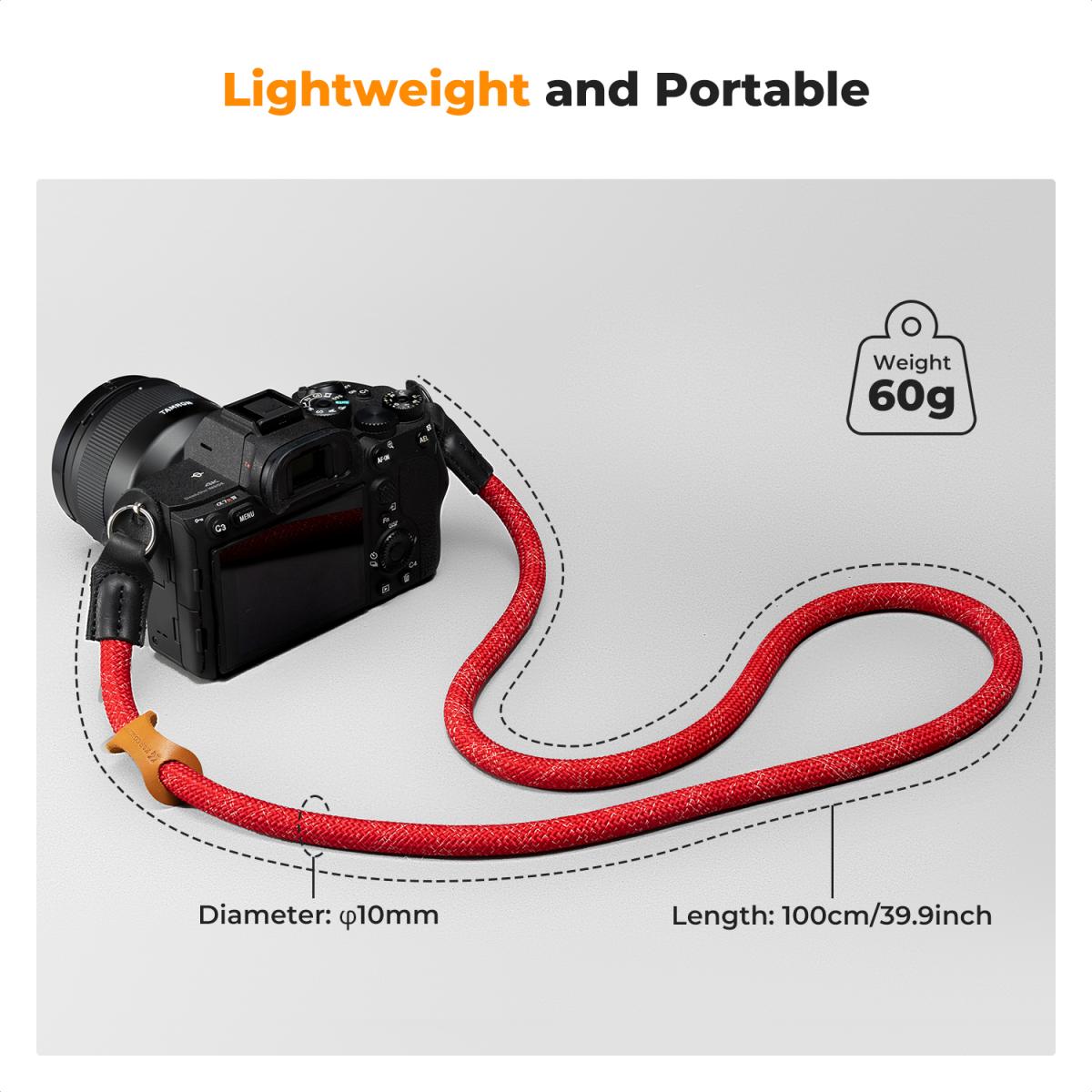 Camera Neck Strap Camera Shoulder Strap Urban Wander 05 Red - K&F Concept